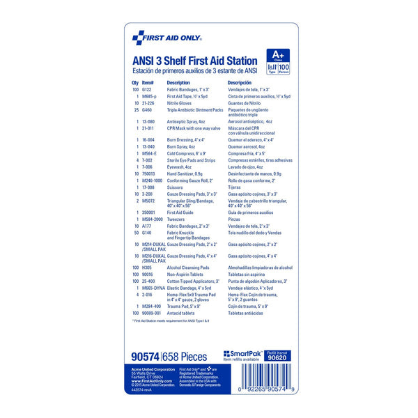 Pac-Kit First Aid Cabinet, Metal – Basin Safety Services, Inc.